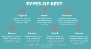 The Art of Resting and the 7 Types of Rest - Start With You